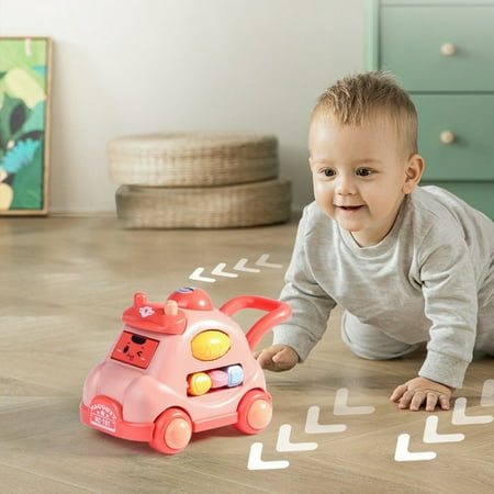Margot Toy Car Push Trolley Inertia Toy Car Light And Sound Effect Face ...