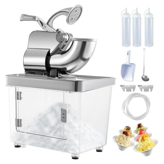 Ice Cub Shaved Ice Machine – Powerful Electric Block Ice Shaver & Snow ...
