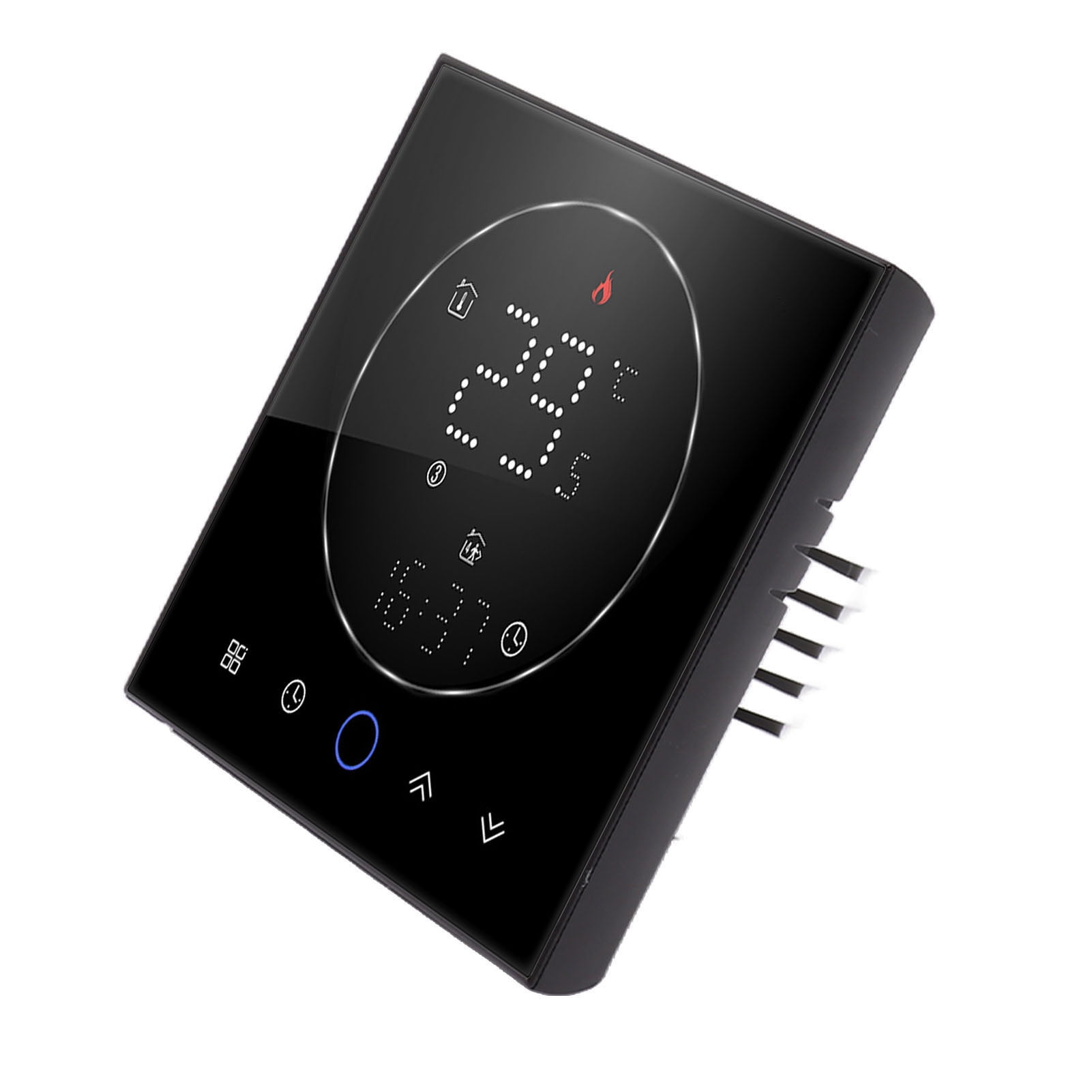 Smart Home Thermostat with LED Display, Energy Saving, Programmable ...