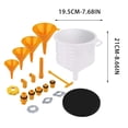 Orangide Antifreeze Funnel Set for Coolant Overflow, Universal Radiator ...