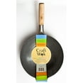 Craft Wok 12in Hand Hammered Carbon Steel Stovetop Wok with Round ...