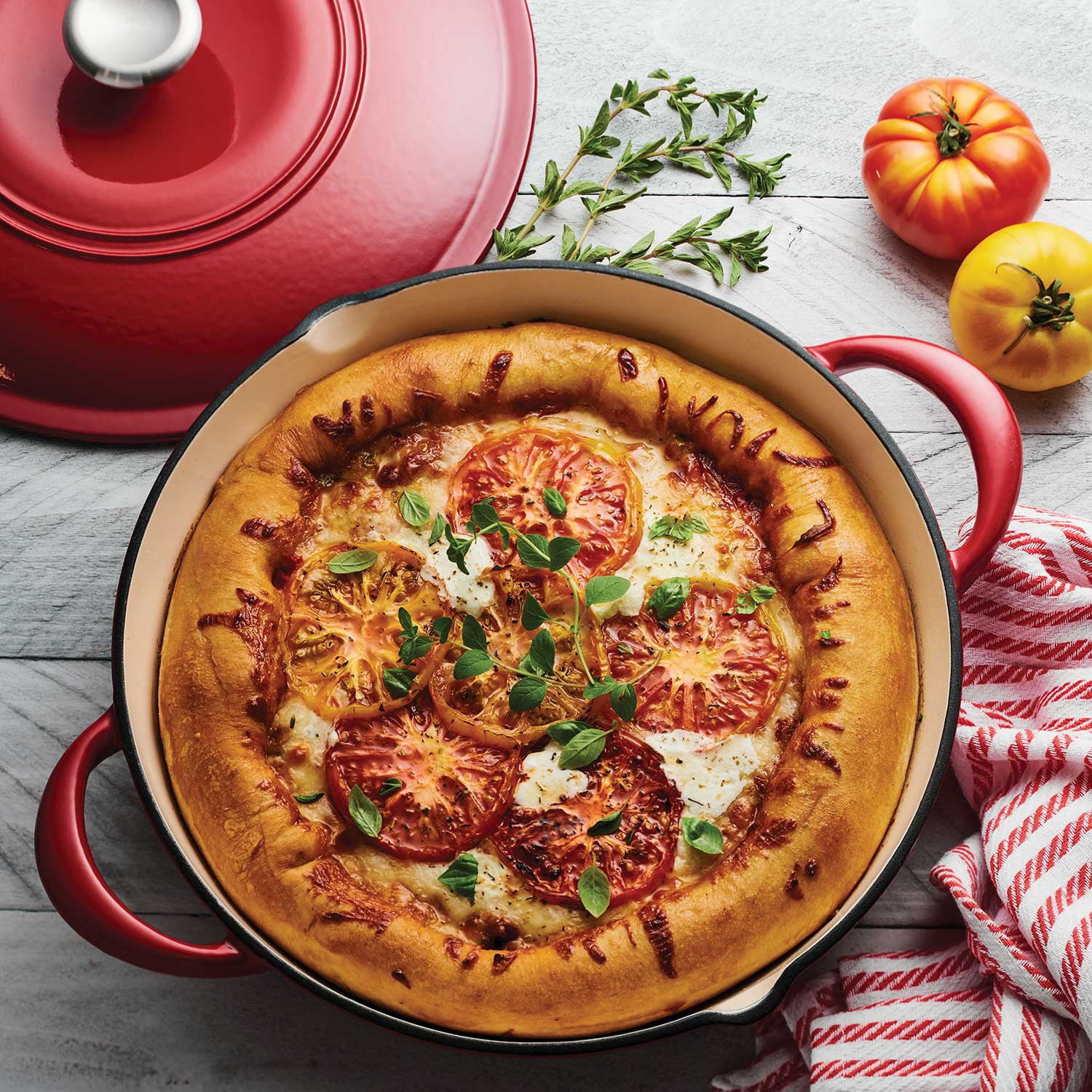 Tramontina 12" Enameled Cast Iron Covered Casserole Dish, Choose Color ...