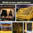 Sesiiduo Net Lights Outdoor - 480 LED Gazebo Net Lights with 8 Lighting ...