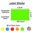 Tag-A-Room 2 x 3 Name Tag Stickers 150 Color Coded Labels Assorted ...