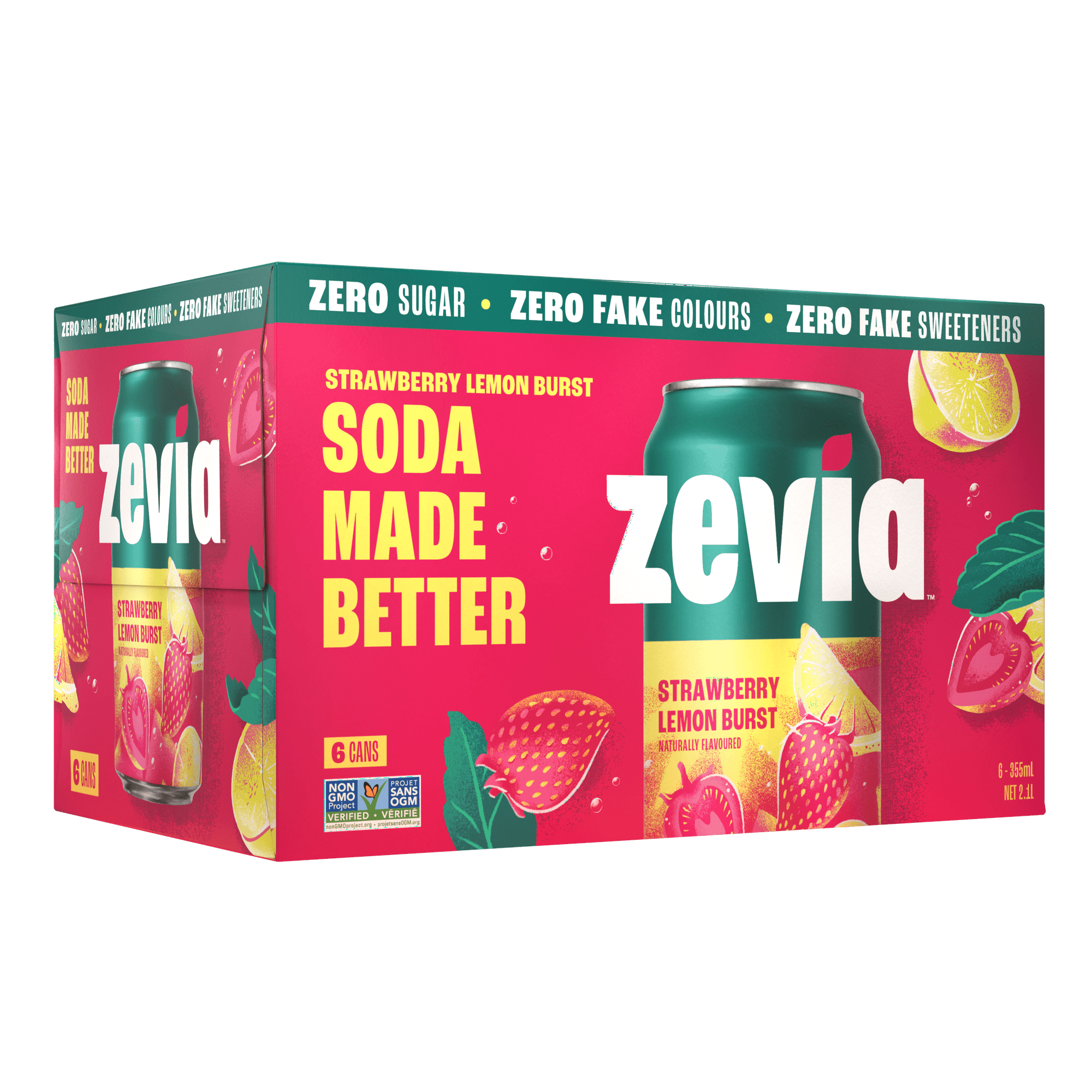 Click here for Zevia Strawberry Lemon Burst 355 Ml 355 Ml prices