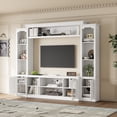 All-in-One Modern TV Stand with Bookcase for TVs Up to 65-inch ...