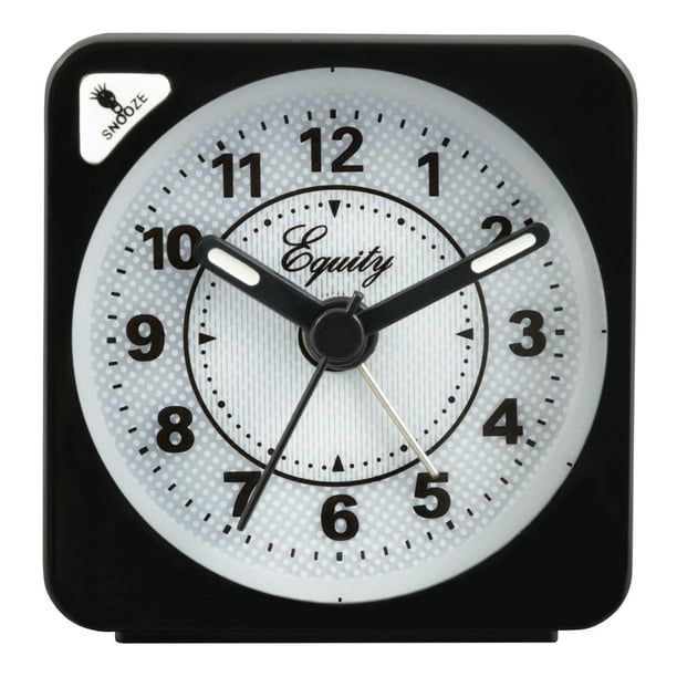 Equity by La Crosse Analog Quartz Travel Alarm Clock, 20078 - Walmart.com