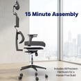 VIVO Ergonomic Adjustable Office Chair With Mesh Design and Lumbar ...