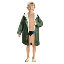 Catalonia Swim Parka Kids with Hood, Lightweight Youth Surf Swim Jacket ...