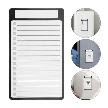 Guichaokj 2 Books Magnetic Note Pad Gel Ink Pen Grocery List Fridge ...