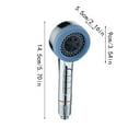 High Pressure Handheld Shower Rainfall Shower Heads One Click Water