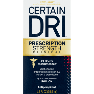 Certain Dri Clinical Strength Antiperspirant Roll-On 1.2 Oz - Extra ...