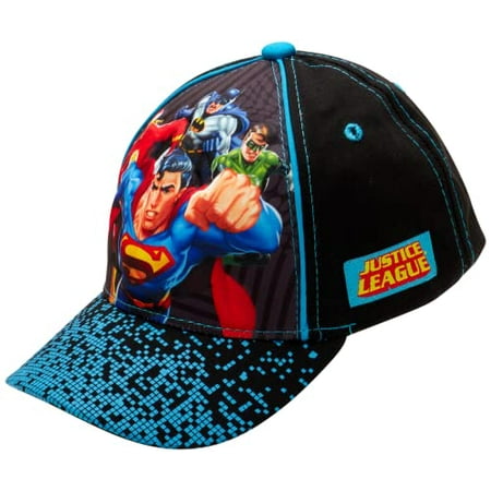 Boys Baseball Cap with 3D POP: Batman, Superman and Justice League ...