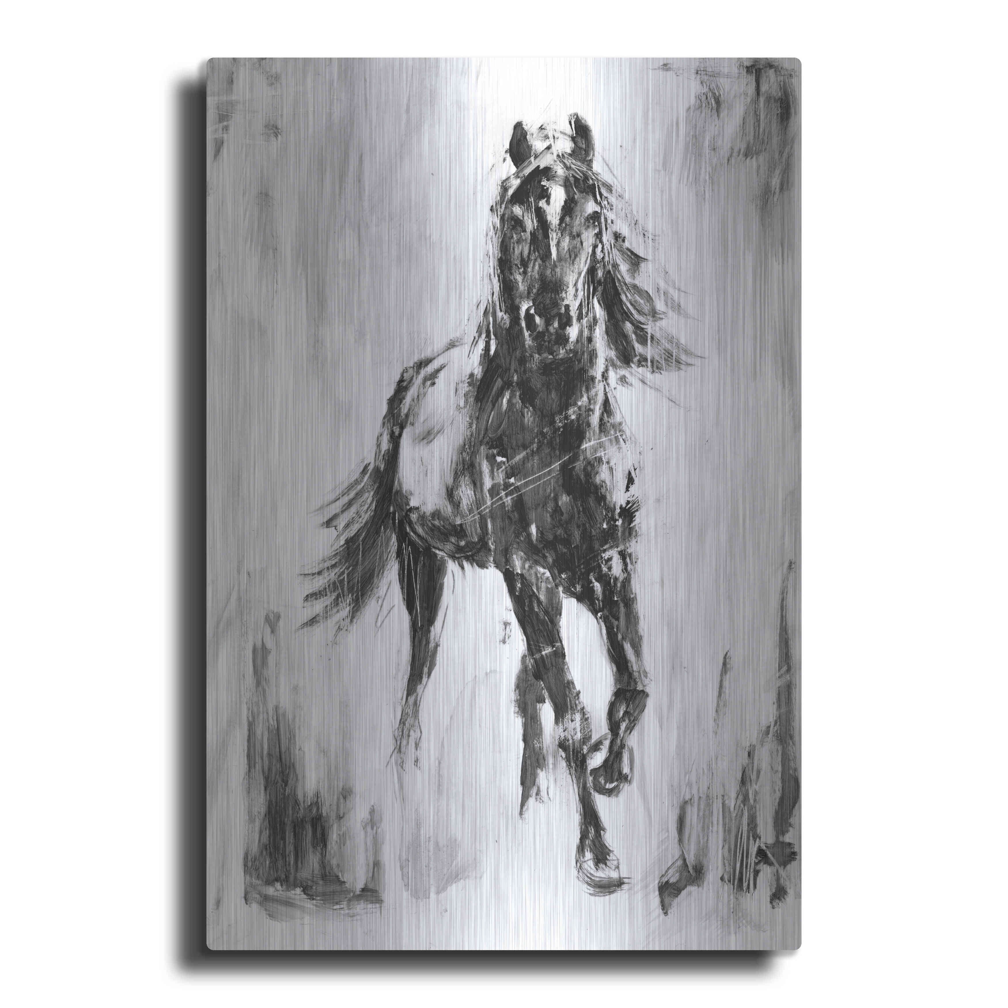 Luxe Metal Art 'Rustic Stallion I' by Ethan Harper Metal Wall Art, 16 ...