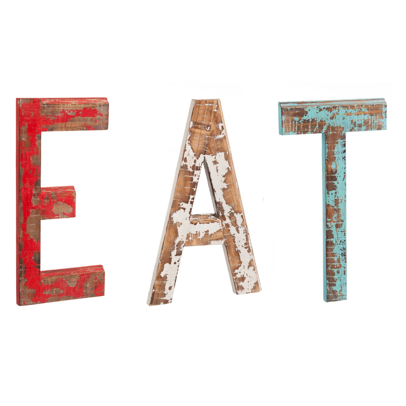 Evergreen Enterprises EAT Letters Wall Art - Set of 3 - Walmart.com