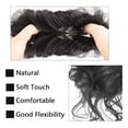 Synthetic Hair Bun Chignon Messy Curly Elastic Scrunchy False Hair ...