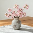 Hand-Thrown Wabi Sabi Vase， 6 Inch Small Clay Vase for Dried Flowers ...