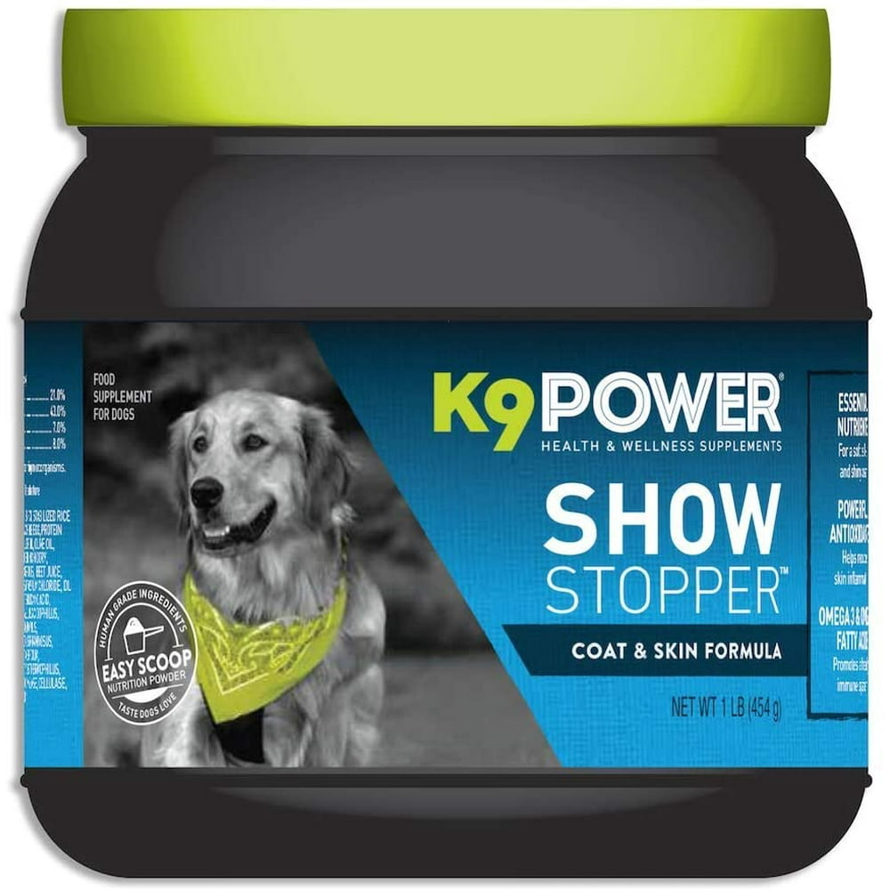 K9 Power - Show Stopper - Healthy Coat and Skin Supplement for Dogs - 1 ...