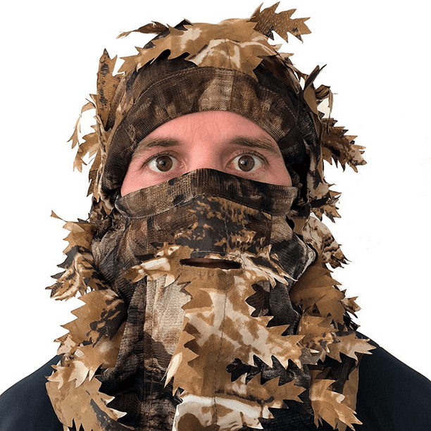 Arcturus 3D Leaf Camouflage Face Mask - Walmart.com - Walmart.com