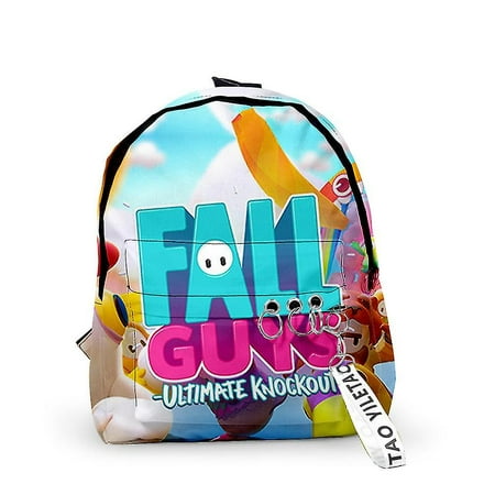 Fall Guys Jelly Beans 3d Backpack Street Ins Lanyard Backpack | Walmart ...