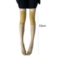 Zaroyeax Thigh High Stockings Silicone Stay Up Silky Semi Sheer