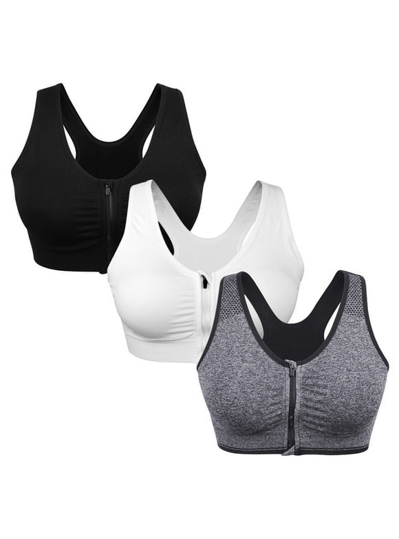 Front Zip Bras