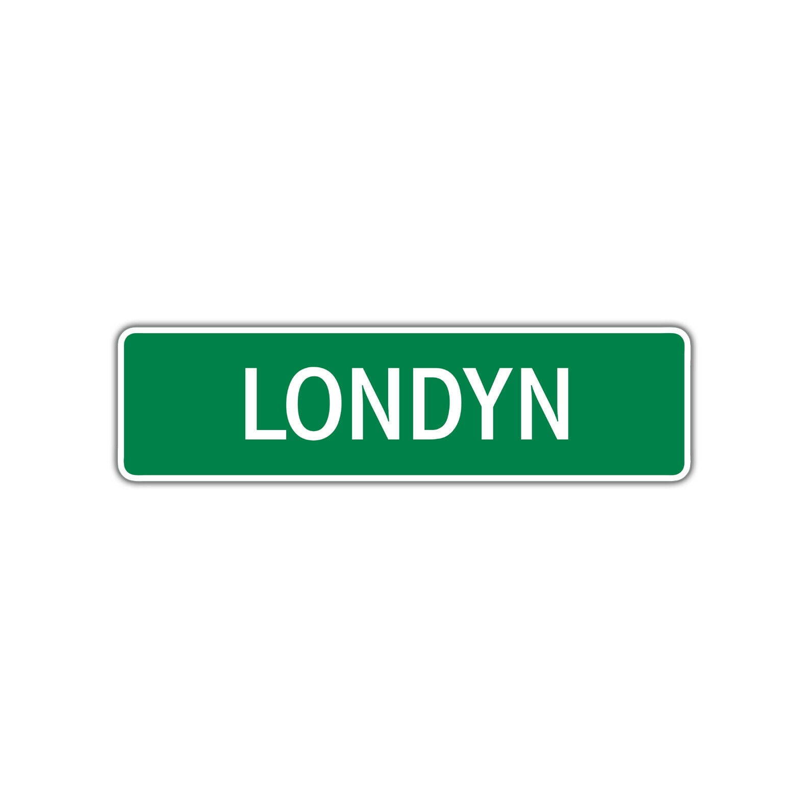 Londyn Girls Children Name Letter Printed Indoor Outdoor Unique Wall ...