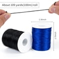 1.5mm Nylon Cord 328 Feet Satin String for Bracelets, Bracelet Thread ...
