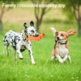 Pet Deluxe Durable Squeaky Dog Toy Crocodile for Aggressive Chewers ...