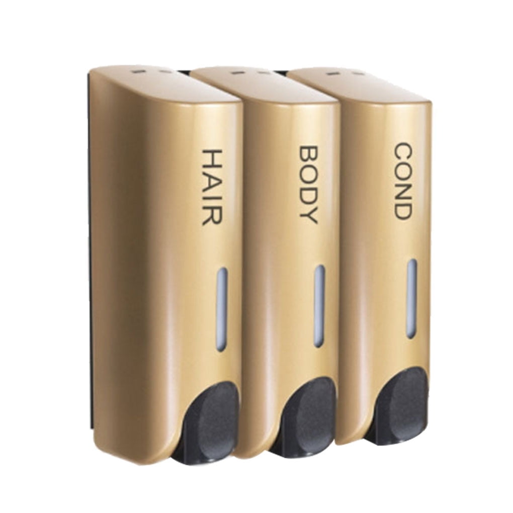 Tssuoun Wall Mounted Shower Gel Dispenser Plastic Hotel Bathroom Toilet ...