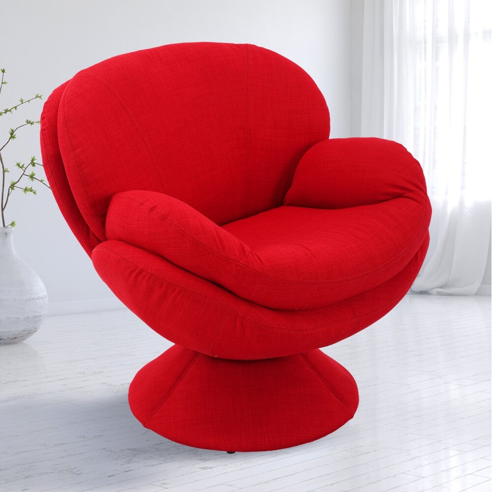 Relax-R Port Leisure Accent Chair in Red Fabric - Walmart.com