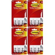 3M Command 17026 Adhesive Hooks Clips Hangs Xmas Fairy Lights 20Ct ...