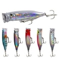 Colored Artificial Lures Features Double Hook and Slow Sinking ...