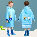 Odeerbi Kids Rain Coats Boy Girl Rain Jacket Waterproof Hooded Ponchos Windbreaker Raincoat ...
