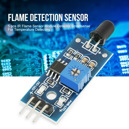 Infrared Flame Sensor 5 PCS Sensor Module IR Flame Sensor Module ...