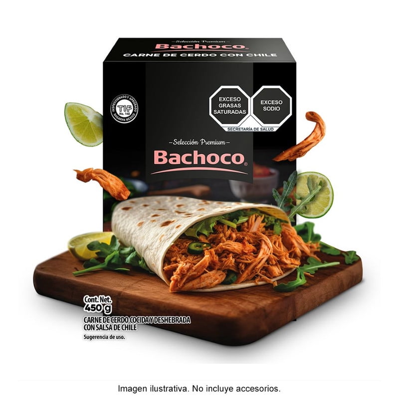 Carne de cerdo Bachoco con chile 450 g | Walmart en línea