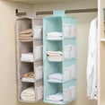 HEVIRGO Oxford Cloth Washable Multilayer Foldable Hanging Storage Rack ...