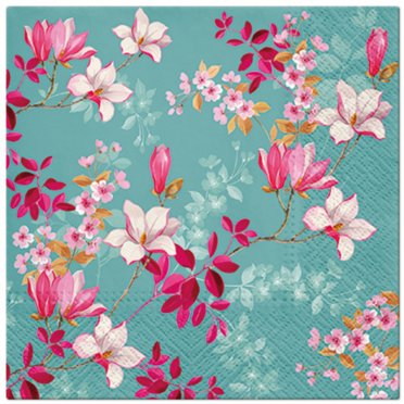 Keep Unique Flower Paper Napkins, Spring Luncheon Napkins, Assorted ...