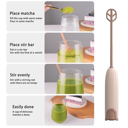 Electric Stirrer Portable Reusable Detachable Battery Powered Button ...