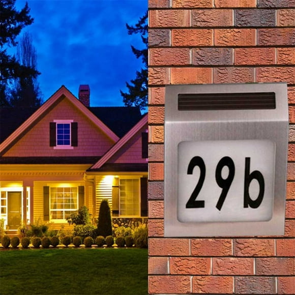 Solar Powered Address Signs