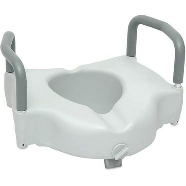 DMI Toilet Seat Riser with Arms, Standard - Walmart.com