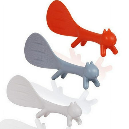 SHENMO Creative and cute squirrel non-stick table spoon Squirrel rice ...