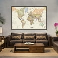 WCIC Retro Vintage World Map 150*100 Poster - Walmart.com