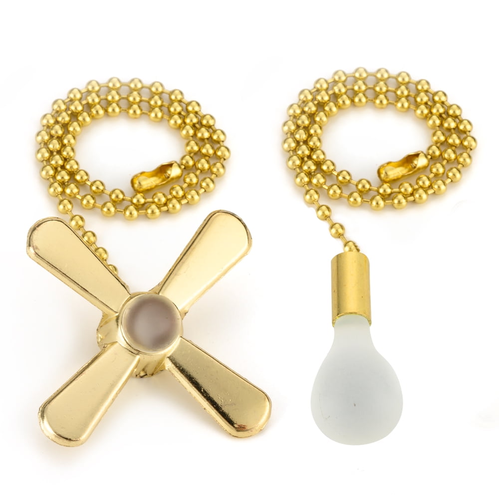 Ceiling Fan Pull Chain Set - Fan Pull with Ball Chain Connector ...