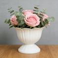 1.1L Thickened Plastic Flower Pot | European Roman Style Round Bottom ...