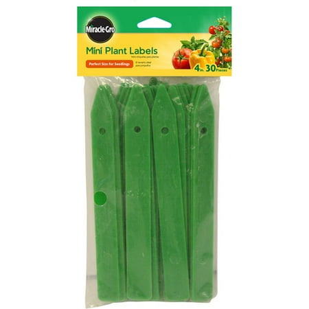 Scotts Miracle Gro Mini Plant Labels, 18-Pack - Walmart.com