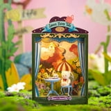 Rolife DIY Miniature House Craft Kit for Kids & Adults, Handmade Garden ...