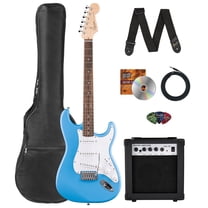 Fender Squier Stratocaster California Blue Guitar, 3 Single-Coil ...