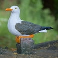 Outdoor Garden Resin Animal Gift Ornament Seagull Statue Standing on ...