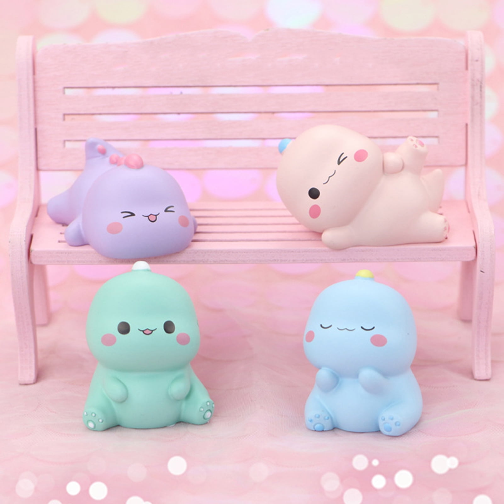 Exquisite Resin Cute Dinosaur Shape Doll Display - Creative Doll Decor ...